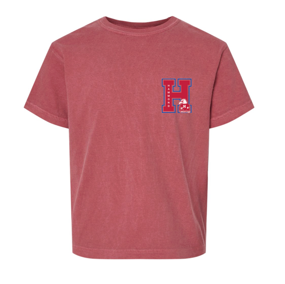 Youth Comfort Colors Hammond Tee Red – Hammond House